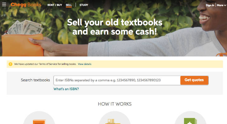 SELL TEXTBOOKS